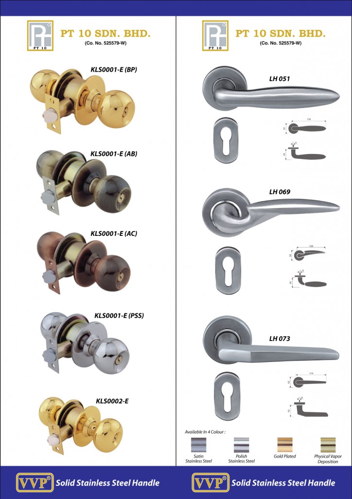 Stainless Steel Lever Handle – PT 10 Sdn Bhd
